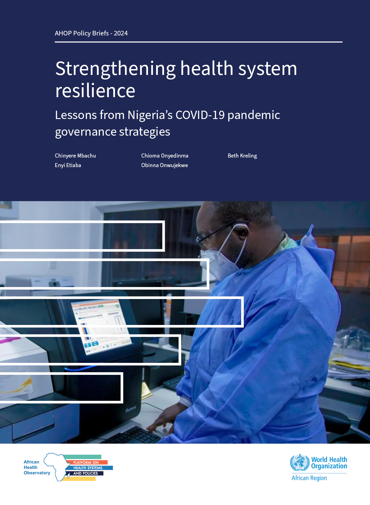 New AHOP policy brief on Nigeria’s COVID-19 pandemic governance ...